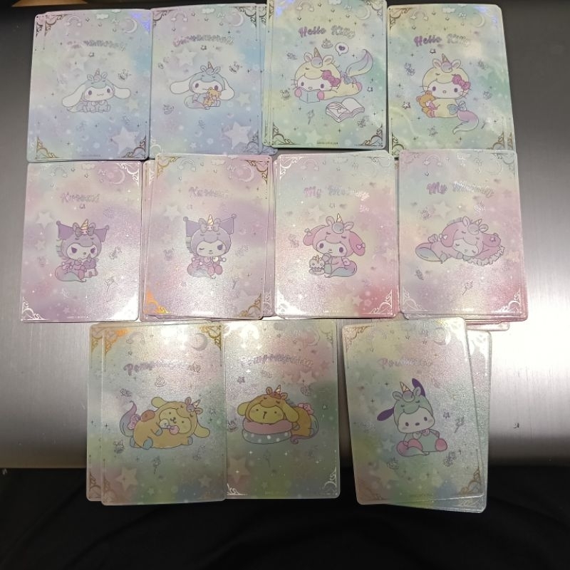 Kayou Sanrio Characters UR Collection Cards Hello Kitty Kuromi Pochacco ...