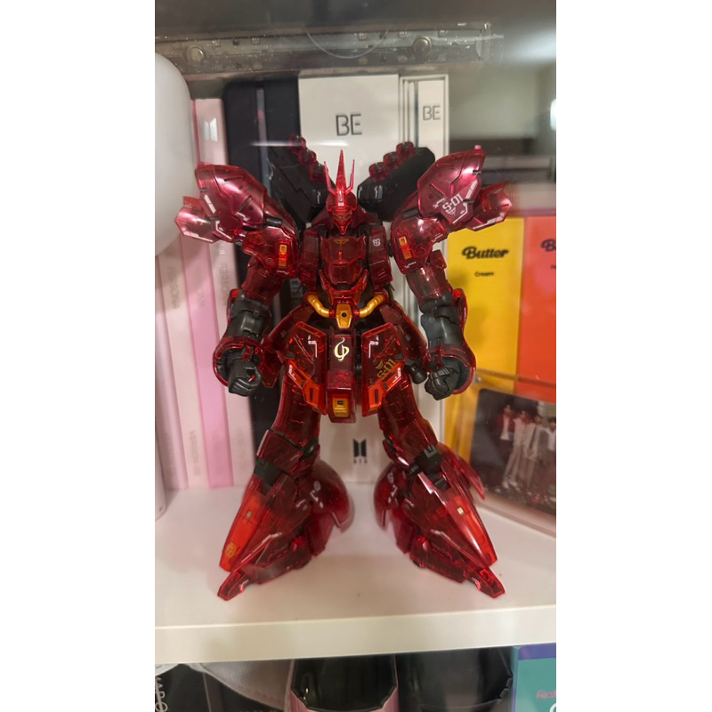 Bandai Gundam Pbandai RG 1/144 Sazabi clear color assembled 1 BROKEN ...
