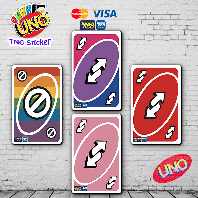 Uno TNG Sticker - Tng Touch N Go/Protective Sticker card Bank (Buy 4 ...