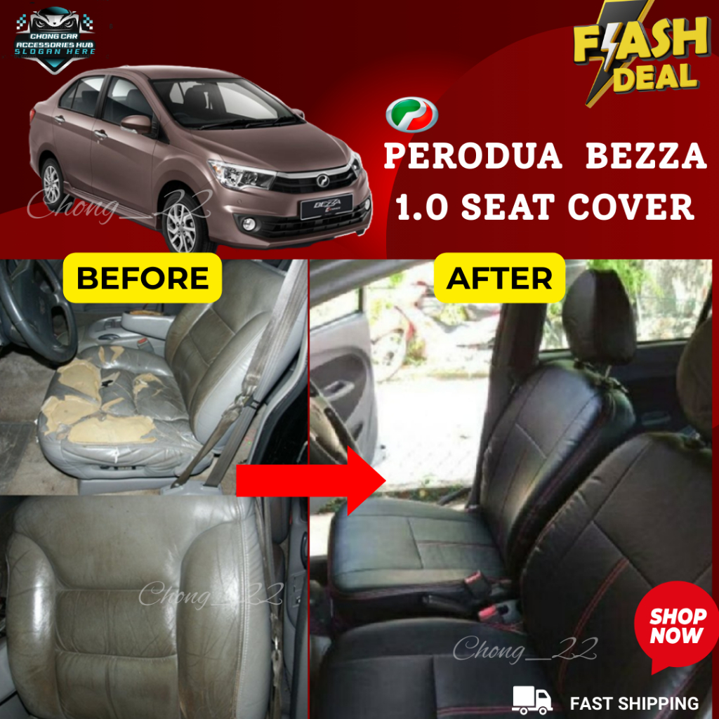 PERODUA BEZZA 1.0 Full Set Car Seat Cover | Shopee Philippines