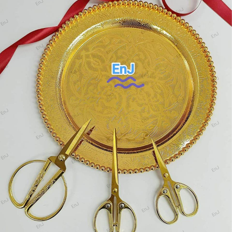Gold Scissors/Stainless Steel Opening Ceremony Gold Scissors Gold Plate ...