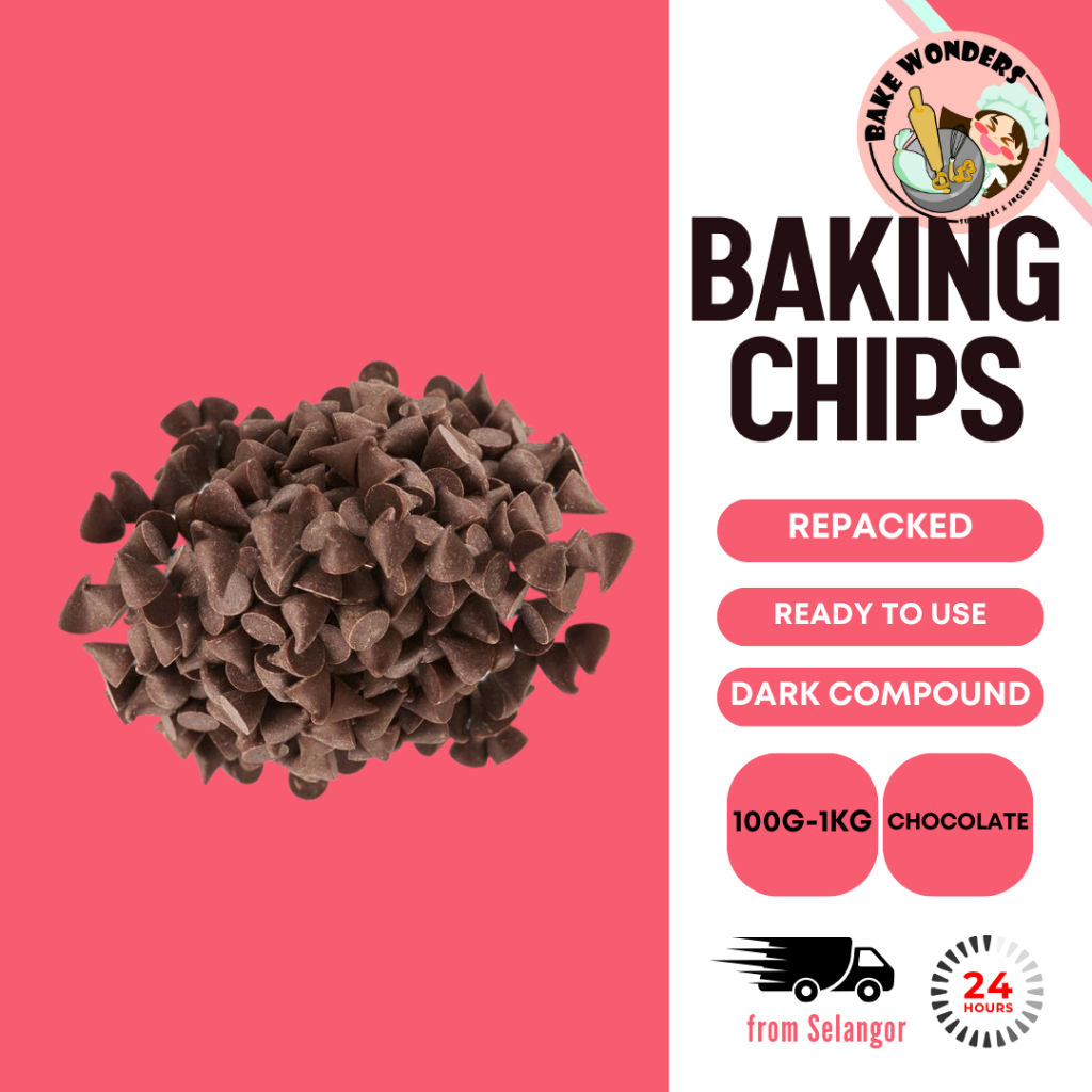 Premium Dark Compound Baking Chips/Dark Chips/Dark Chocolate Chip ...