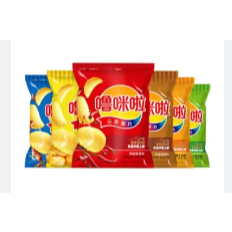 Lumila Golden Potato Chips Flax Steam Pot Chicken Flavor 45g/Yungui ...