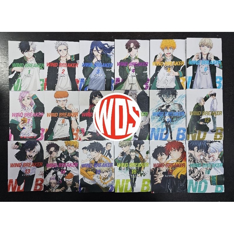 Manga : Wind Breaker volume 1-18 ( English Version ) | Shopee Philippines