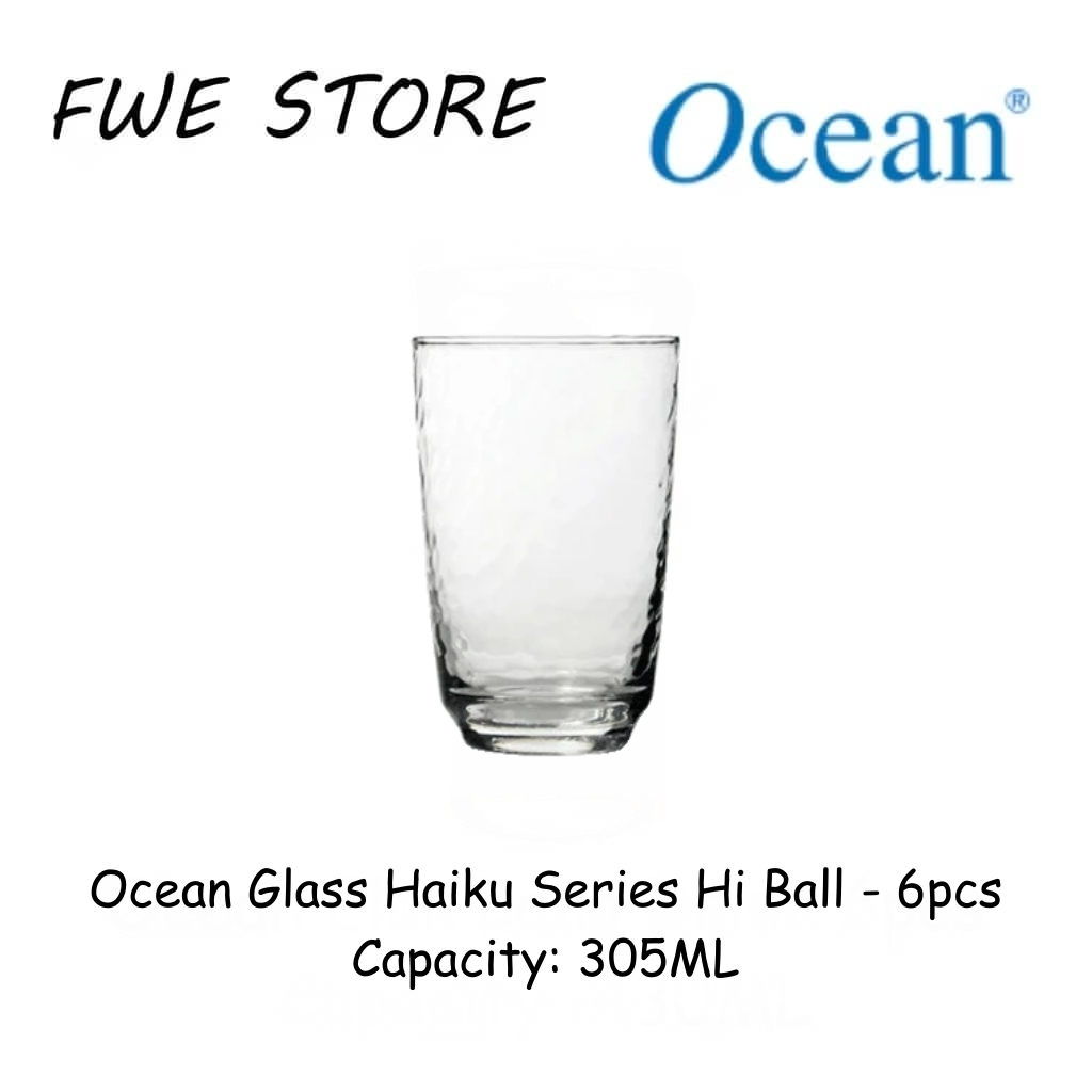Ocean Glassware 1W16911 10 3/4OZ Haiku Series Hi Ball Set of 6pcs - 305ML | Shopee Philippines