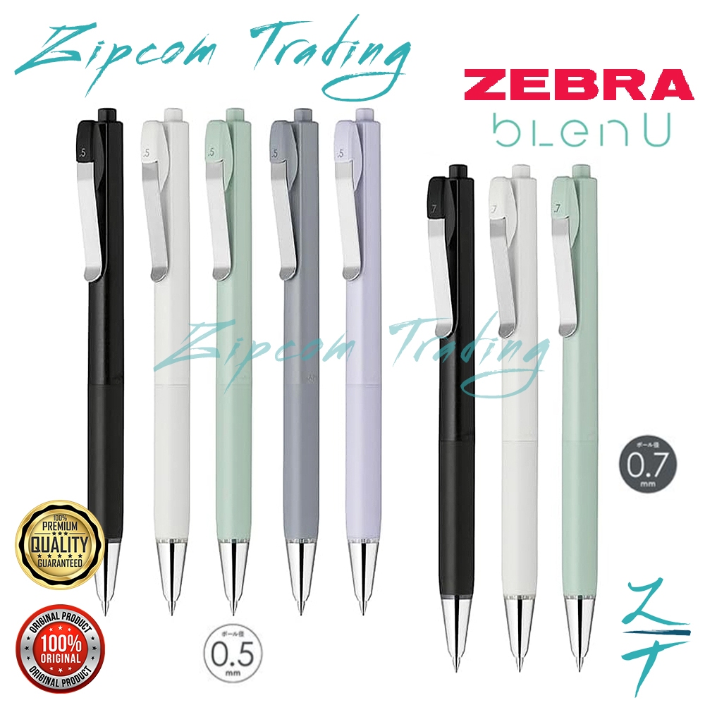 Zebra Blen U Emulsion Ballpoint Pen (0.5/0.7mm) | Shopee Philippines