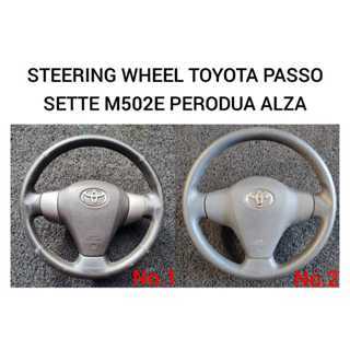 Steering Wheel / Roda Stereng / Pasang Dan Main Toyota Passo Sette ...