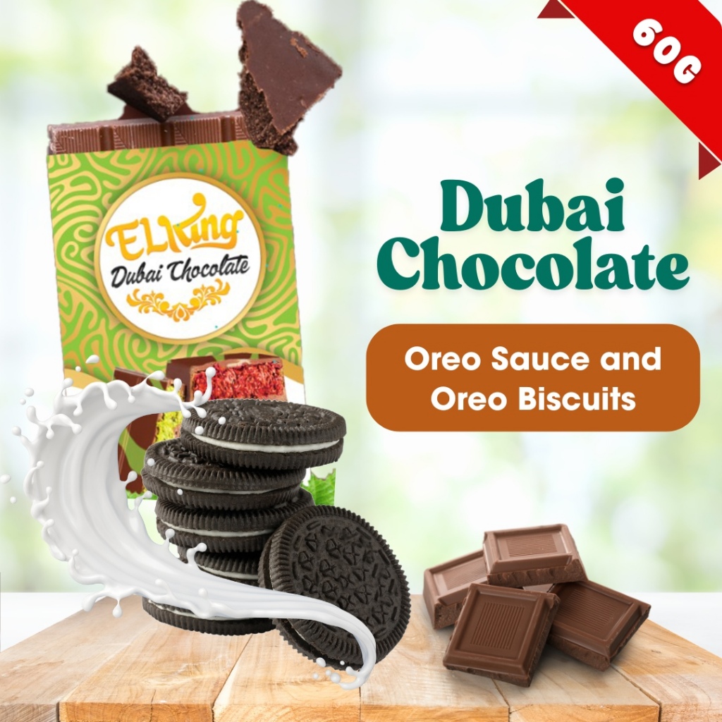 Kunafa, Oreo Sauce and Oreo Biscuit Chocolate 60g | Shopee Philippines
