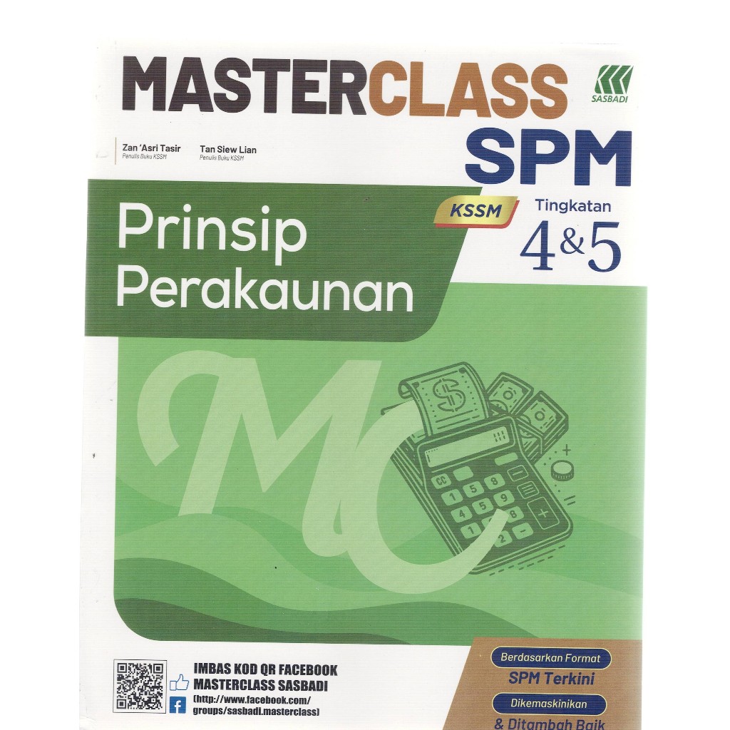 REFERENCE BOOK (2025) : MASTERCLASS SPM PRINCIPLES OF LEVEL 4&5 KSSM ...
