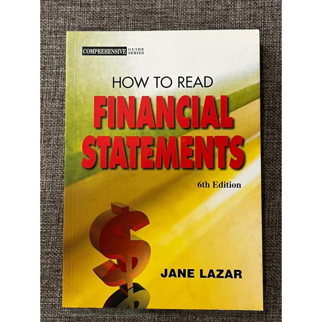 How to Read Financial Statements Pre-loved Book Accounting Basics ...