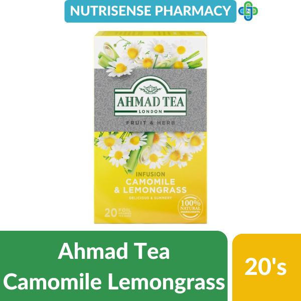Ahmad Tea Infusion Camomile & Lemongrass 20's | Shopee Philippines