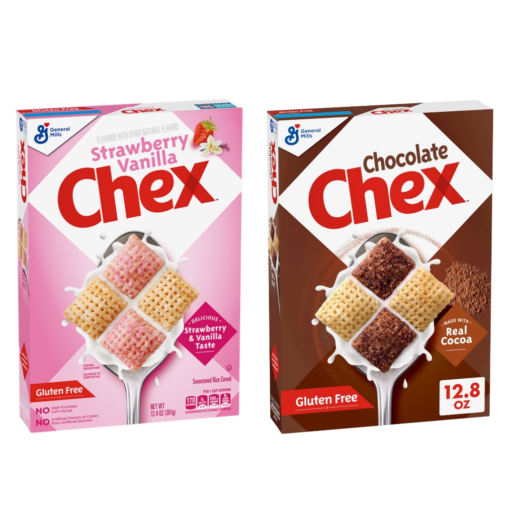 Chex Gluten Free Cereal Snack 340g - Rice / Corn / Wheat / Chocolate ...