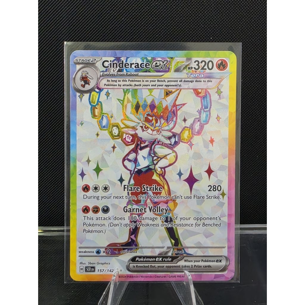 2024 Cinderace Ex Card (Full Art Holo) | Shopee Philippines