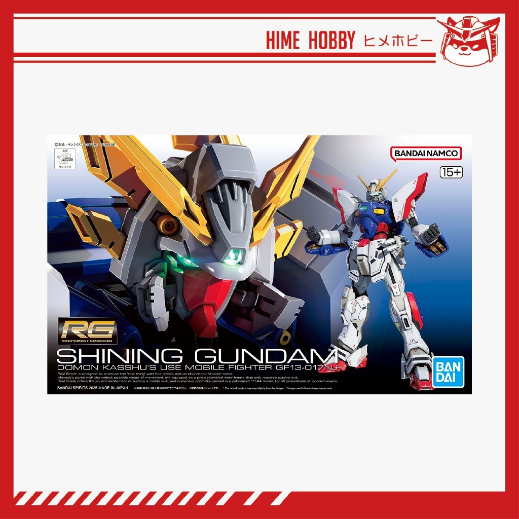 RG /144 Shining Gundam Bandai model kits | Shopee Philippines