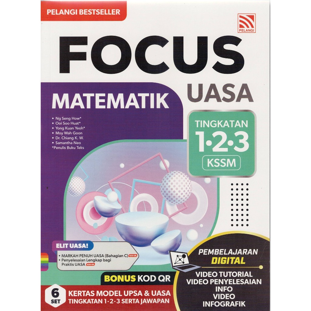 REFERENCE BOOK (2025): FOCUS UASA MATHEMATICS LEVEL 1.2.3 KSSM | Shopee ...