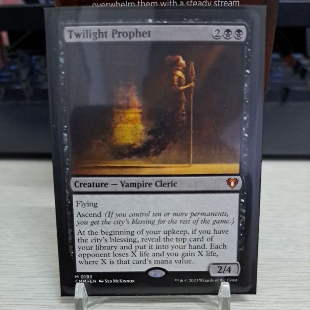 MTG Twilight Prophet (CMM)(Mythic) | Shopee Philippines