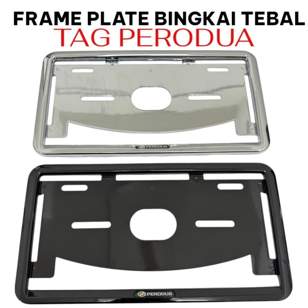 Bingkai tebal frame plate tag perodua | Shopee Philippines
