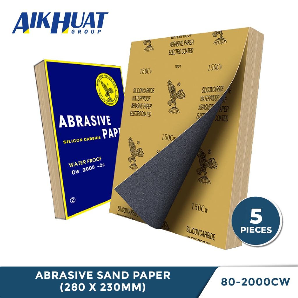 Waterproof Sand Paper Abrasive Grit 80 - Grit 2000 Wet Dry Rubbing Sand ...