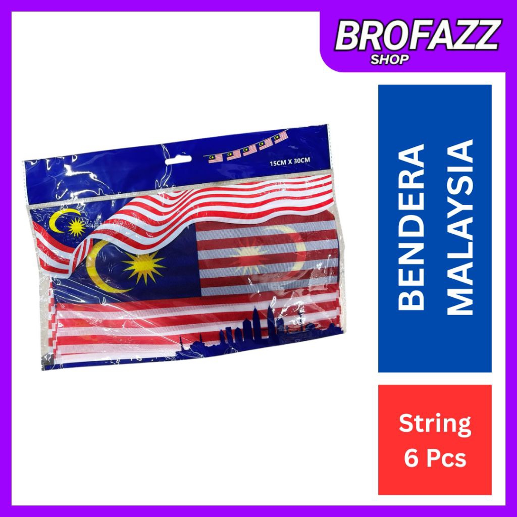 Flag String Bendera Tali 15cm x 60cm | Shopee Philippines