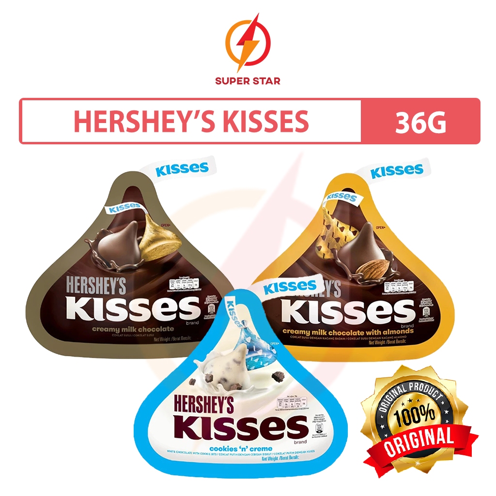 Hershey Kisses Chocolate 36g | Shopee Philippines