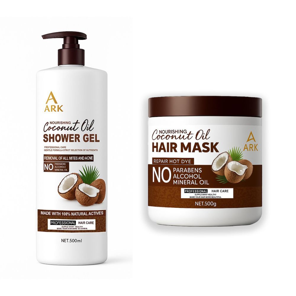 A ARK Coconut Shower Gel & Hair Mask Set – Deep Nourishing ...