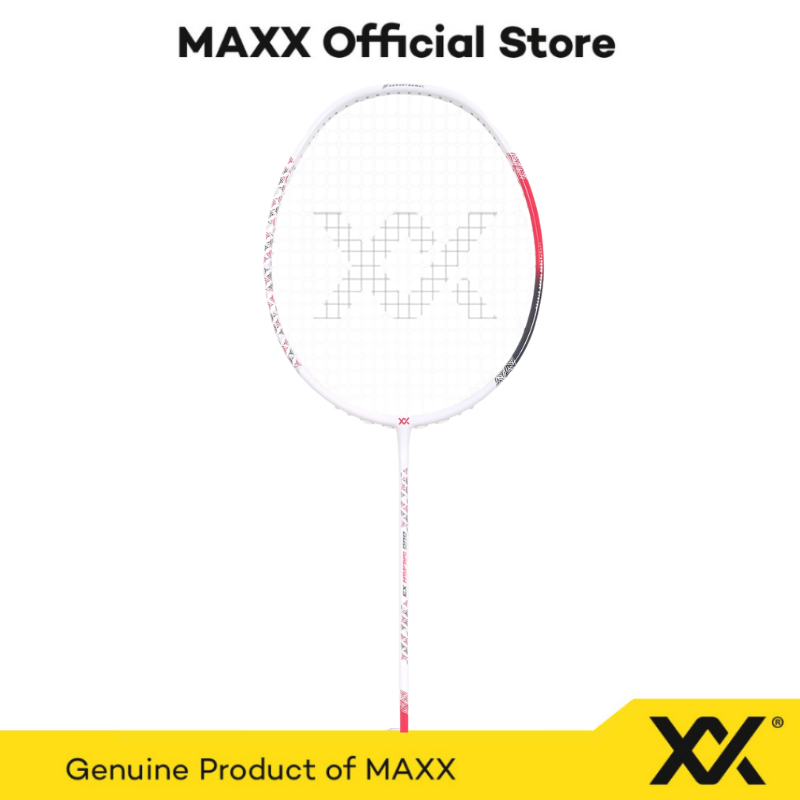 MAXX Badminton Racket - DUO SMASH X3(FREE String + Grip + Single ZIP ...