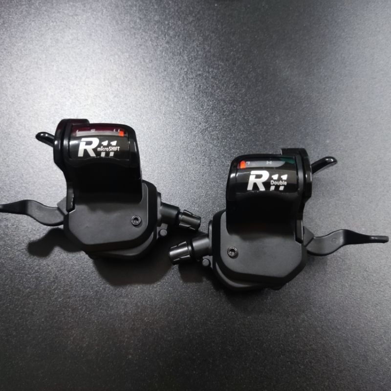 Microshift Centos Xpress R11 2 x 11 Speed Flar Bar Road Bicycle Shifter ...