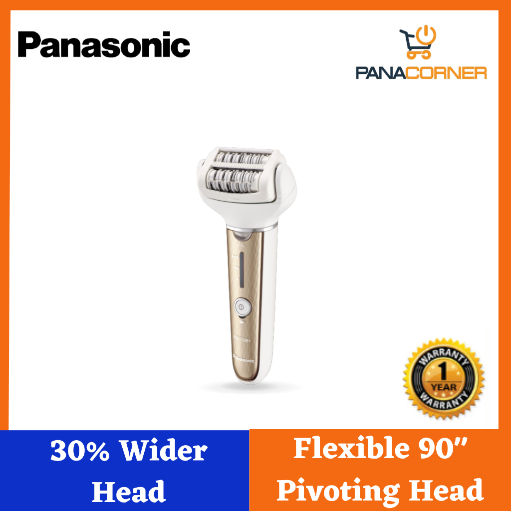 Panasonic Wet & Dry Epilator ES-EL3A-N421 (4 Pcs) | Shopee Philippines
