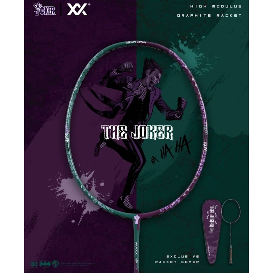 MAXX Racket THE JOKER LIMITER SERIES ( FOC COVER+TOWEL+SOCK ) | Shopee ...