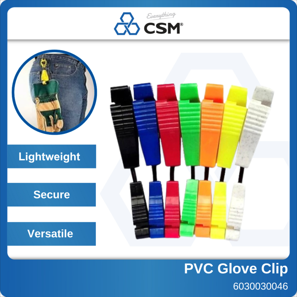PVC Glove Clip Klip Sarung Tangan Work Tool Safety Hanger Guard Labor ...