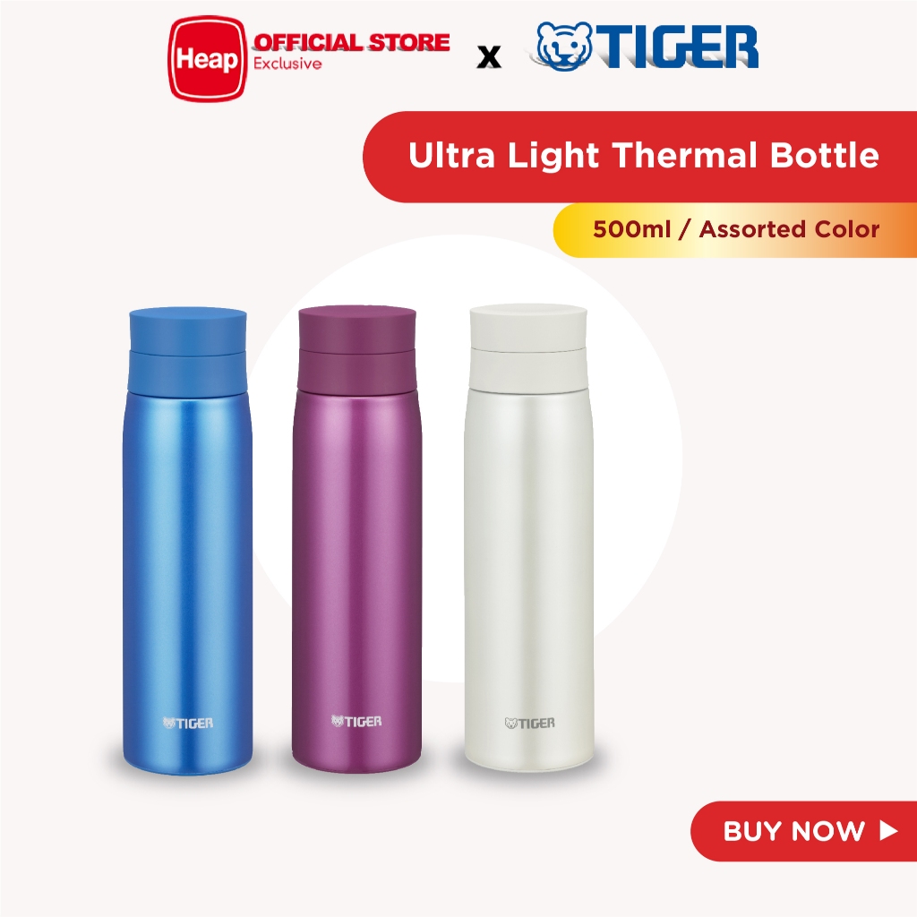 Tiger Brand Ultra Light Thermal Bottle - Assorted Color (500ML) [Model ...