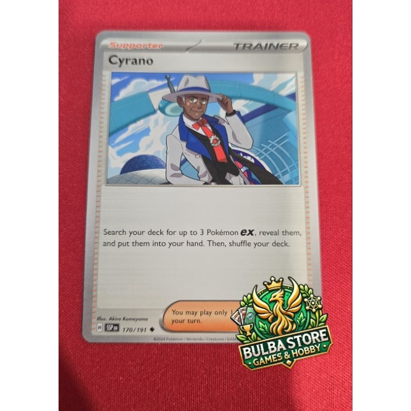 Cyrano 170/191 Surging Sparks SV08 Pokémon TCG Card Game Scarlet ...