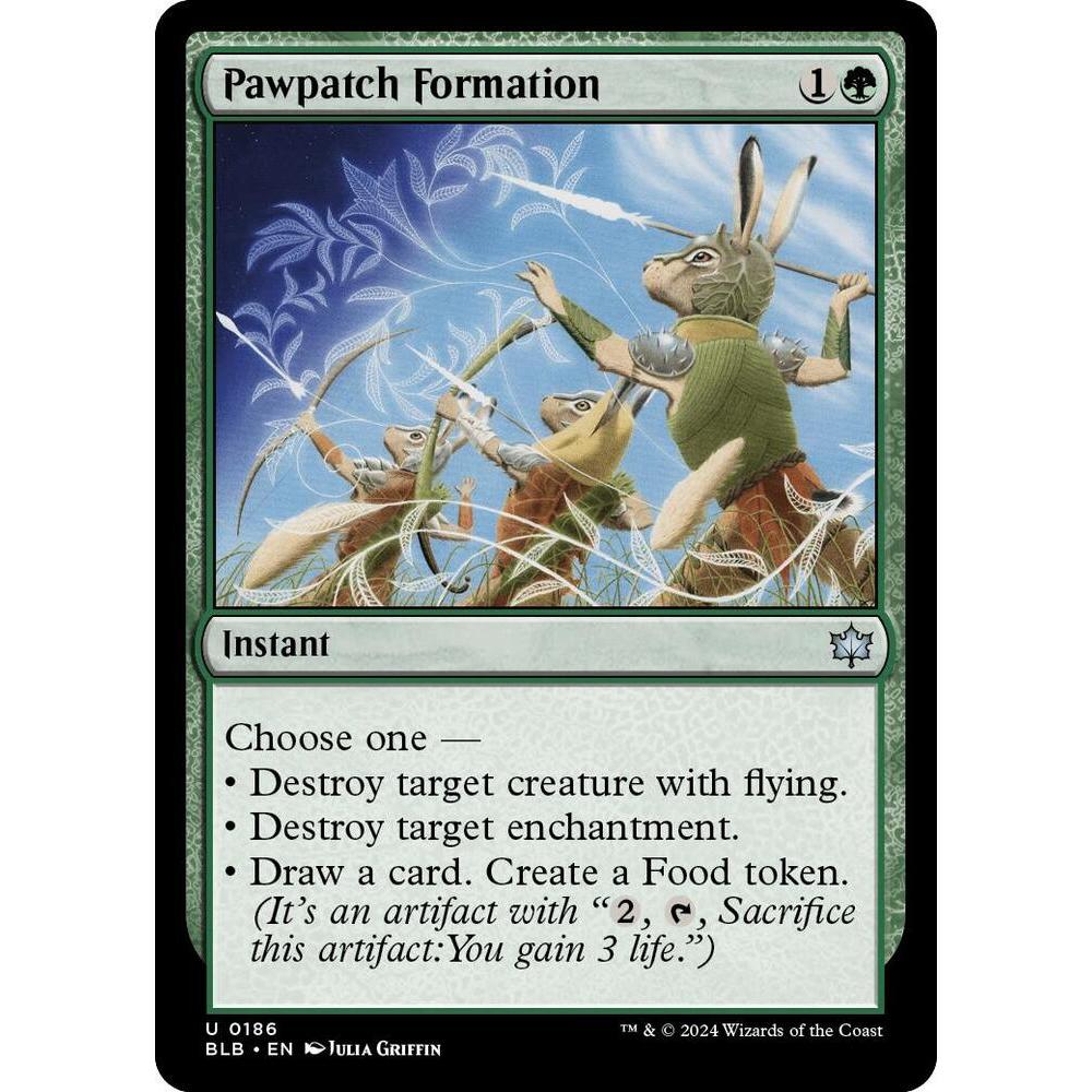 [Shuffle] MTG: Bloomburrow (BLB) U 0186 Pawpatch Formation | Shopee ...