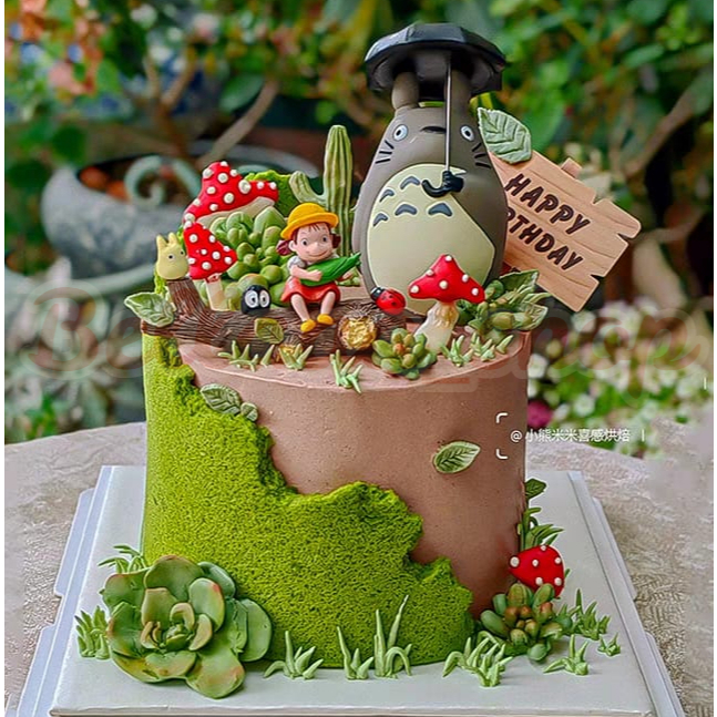 TOTORO Cake Topper Cake Decoration | Shopee Philippines