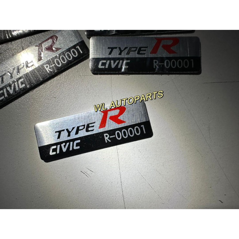HONDA TYPE R EMBLEM CIVIC FK8 FD2R FL5 EK9 EP3 BADGE | Shopee Philippines