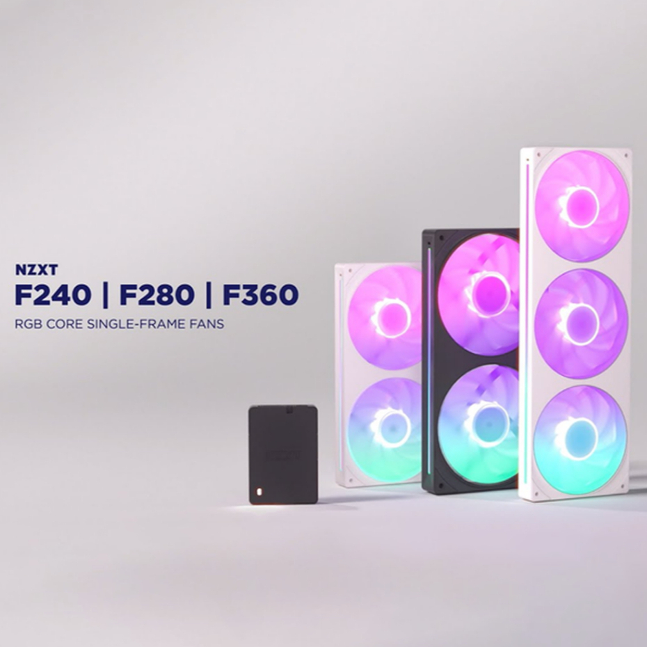 NZXT F Series [ F240 / F280 / F360 /F420 ] RGB Core - Single Frame ARGB ...