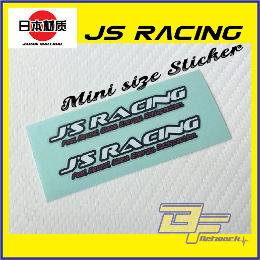 JS Racing Sticker JDM Sticker JS Racing Mini Size Sticker | Shopee ...