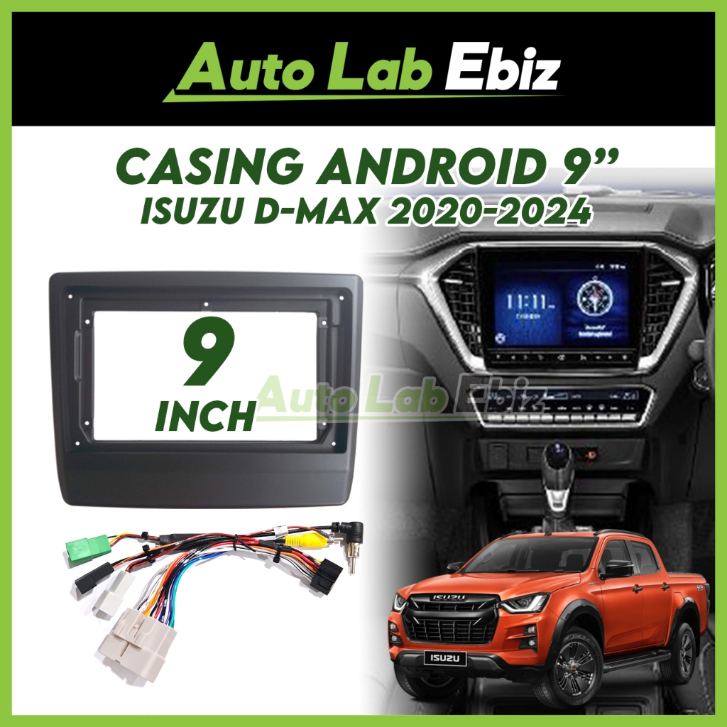 ISUZU D-MAX DMAX 2020-2024 Android Player Casing 9" inch with Socket ...