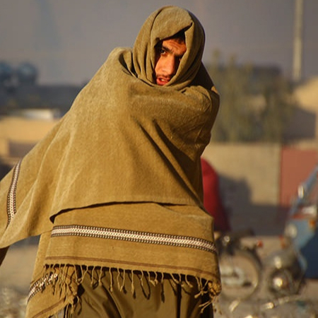 Afghan Patu Blanket Islam Muslim Black Rida Yamani Woven Surban Solo ...