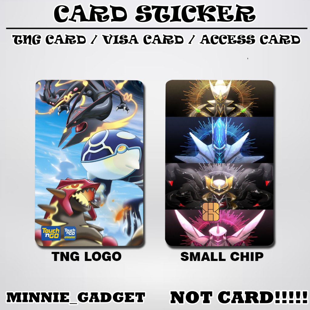 [ POKEMON ] Touch n Go Card Sticker Cover TNG / MASTER / VISA / CREDIT ...