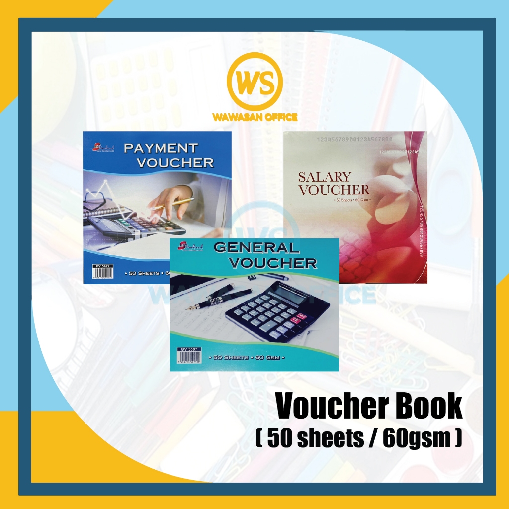 Payment Voucher Book / Salary Voucher Book / General Voucher Book ...