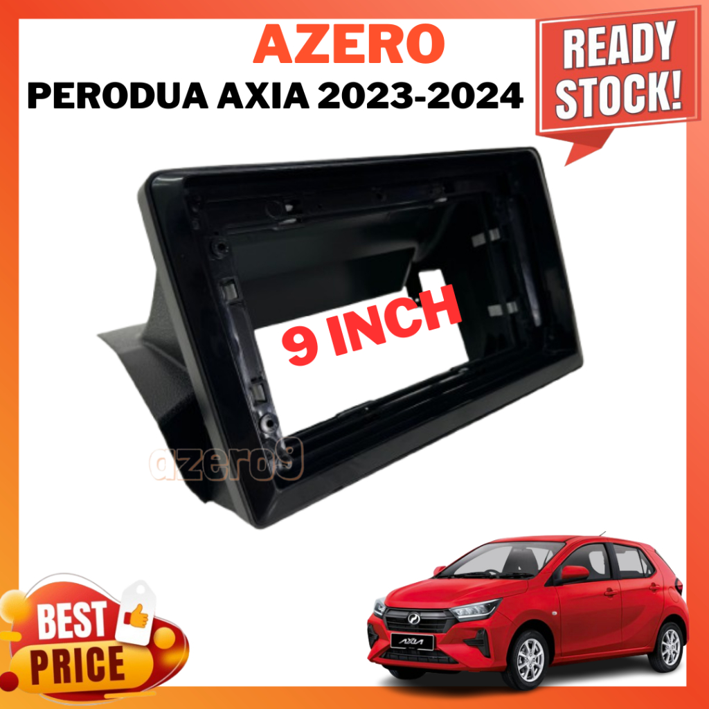 Android Player Casing 9" FULL COVER Perodua AXIA G X SE AV SPEC 2023 ...
