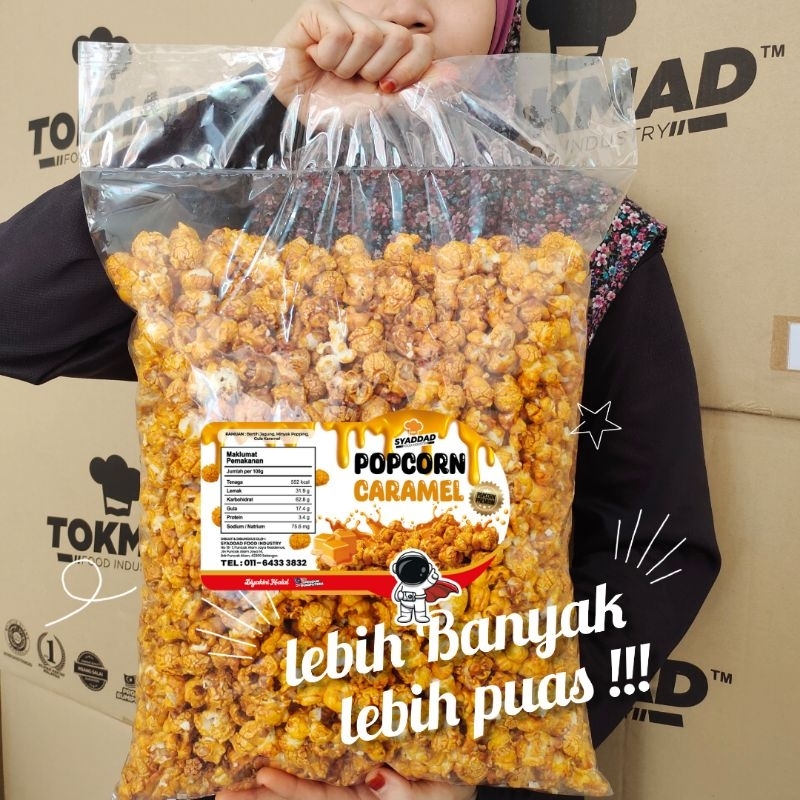 SYADDAD POPCORN CARAMEL Strawberry Coklat 1KG | Shopee Philippines