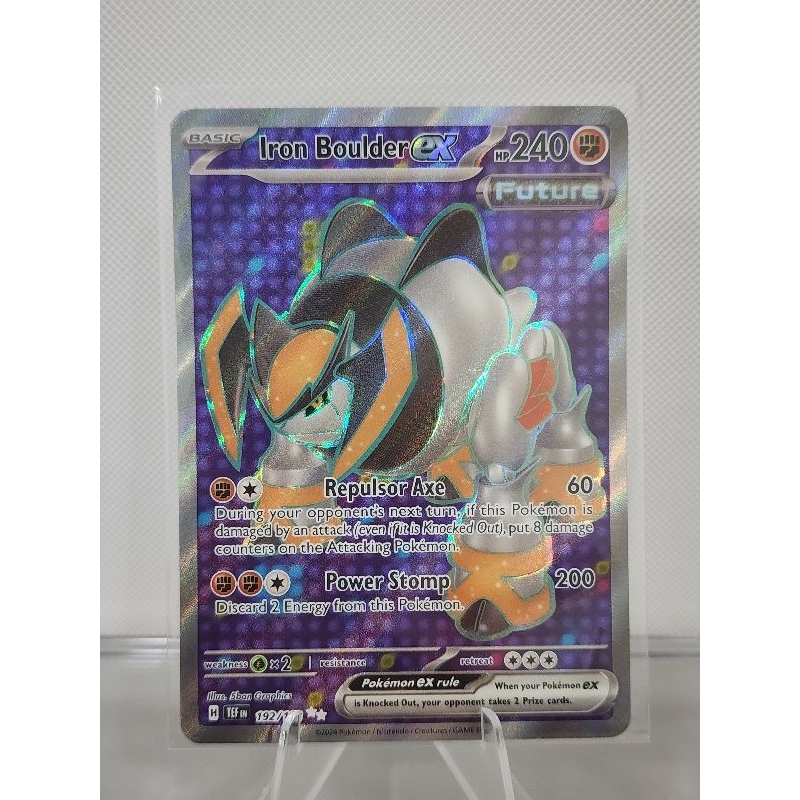 2024 Iron Boulder Ex Card (Full Art Holo) | Shopee Philippines
