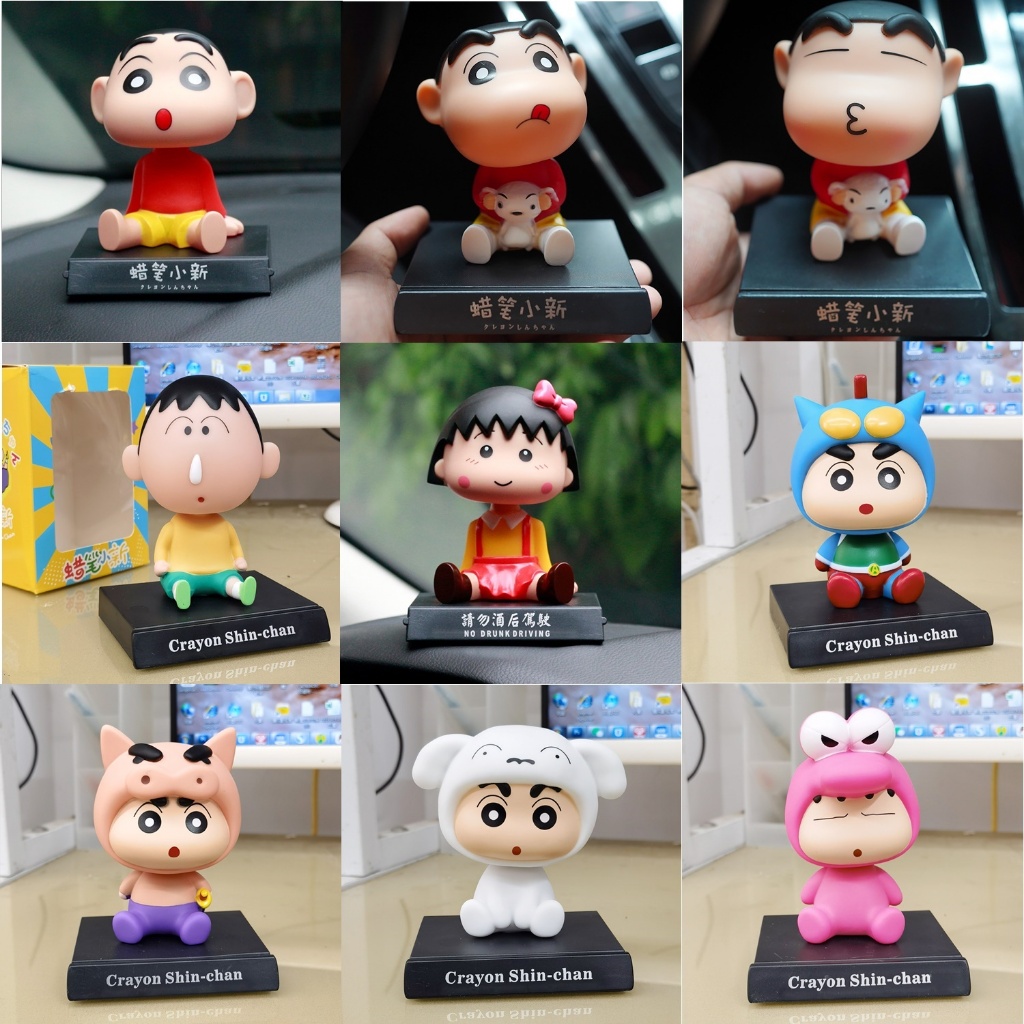 Shin Chan Boo Chan Chibi Maruko Cute Version Shaking Head Shin Chan Toy ...