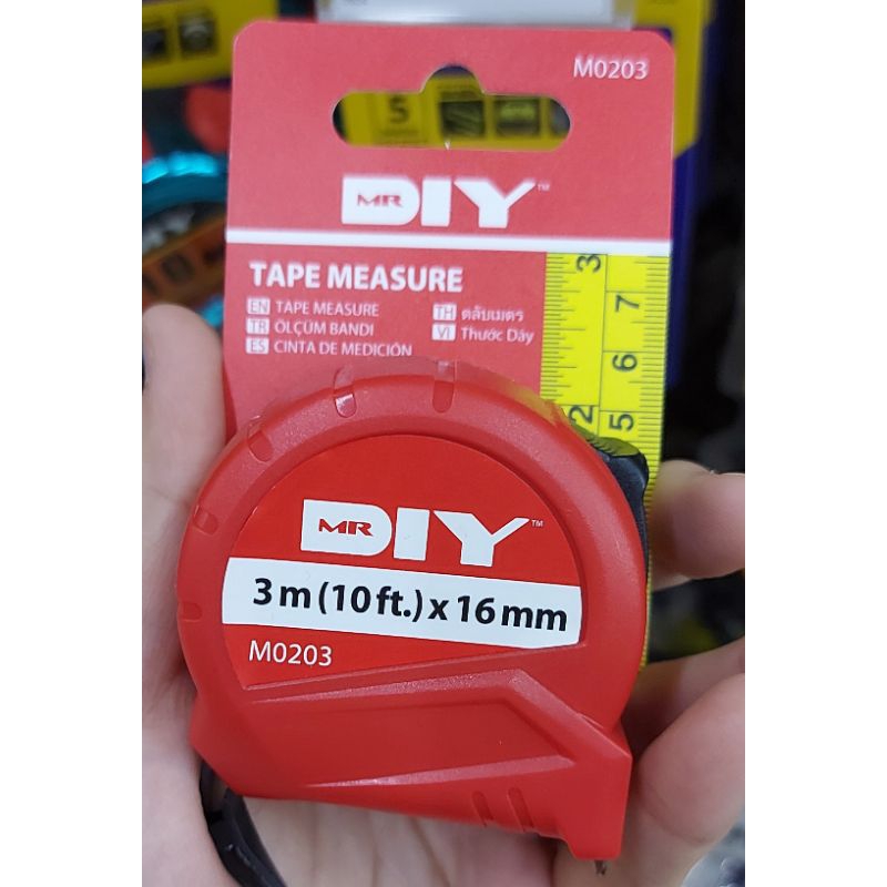 TAPE MEASURE MR DIY ( 3M X 16MM ) | Shopee Philippines