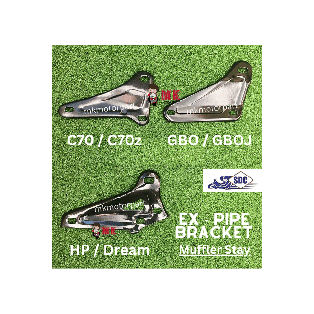 (SDC) Exhaust Pipe BRACKET STAY For Honda EX5 Hi Power , Dream / C70 ...