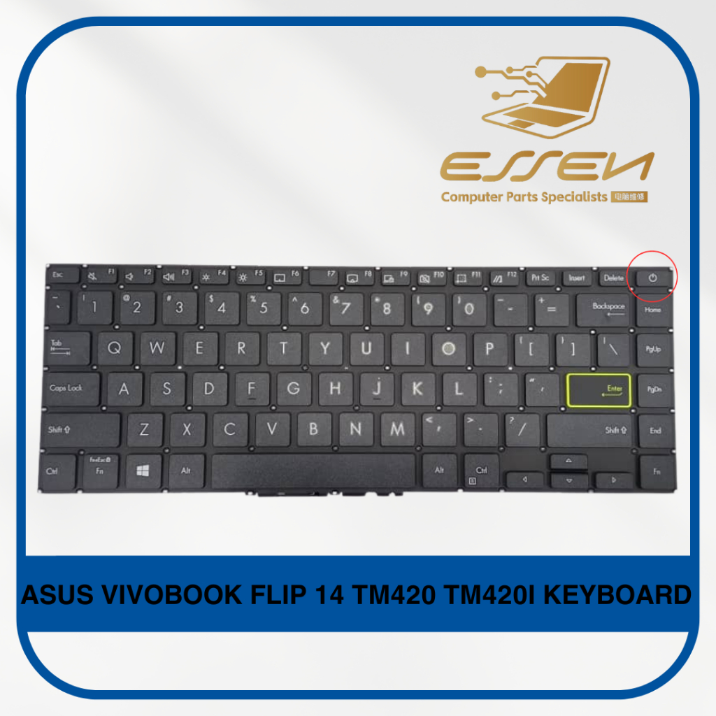 Replacement Keyboard For ASUS VIVOBOOK FLIP 14 TM420 TM420I Keyboard | Shopee Philippines