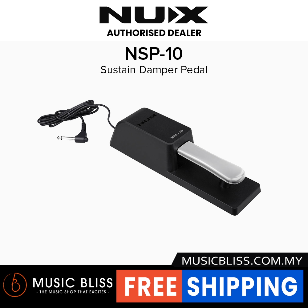 Nux NSP-10 Sustain Damper Pedal for Digital Piano and Keyboard (NSP10) | Shopee Philippines