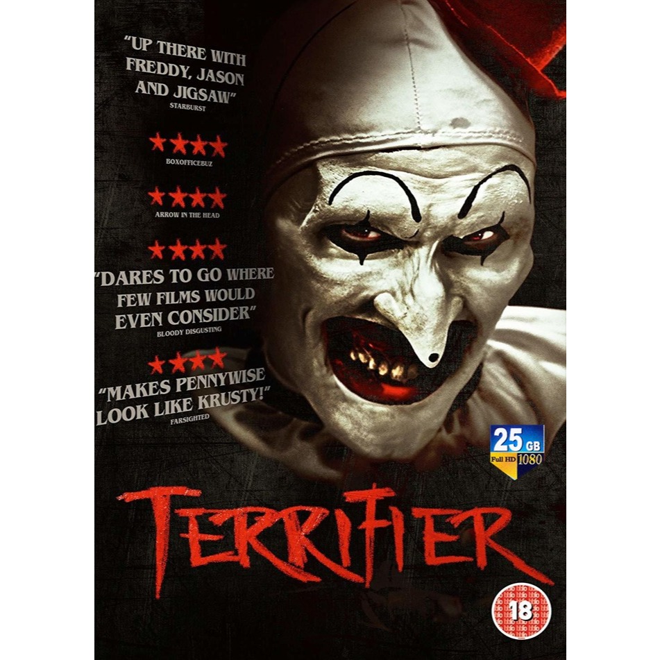 BLURAY ENGLISH MOVIE: Terrifier Terrifier (2016) Starring: Jenna Keneel ...
